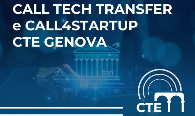 Call Tech Transfer e Call4startup – Associazione Genova Smart City